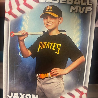 Baseball Trading Card Custom Printed Trading Card Personalized Baseball ...