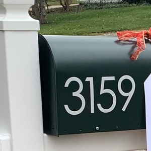 Reflective Mailbox Numbers Reflective Mailbox Decals Mailbox - Etsy