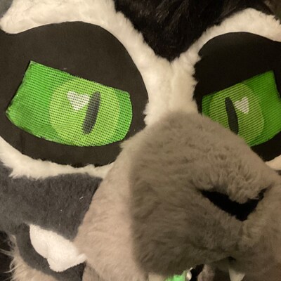 Fursuit Cat Nose Pattern & Tutorial Pickable Plush Feline Snout W ...