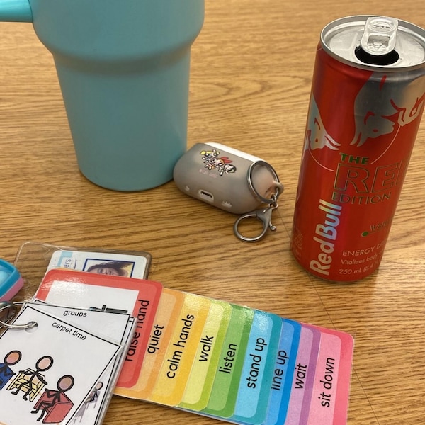 Tabbed Layard Visuals, Token Board, First Then, Special Education Tool ...