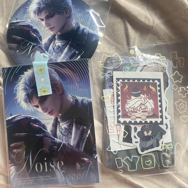 Rafayel Flashy Badge & Holographic Ticket Set | God of Tide, Promised ...