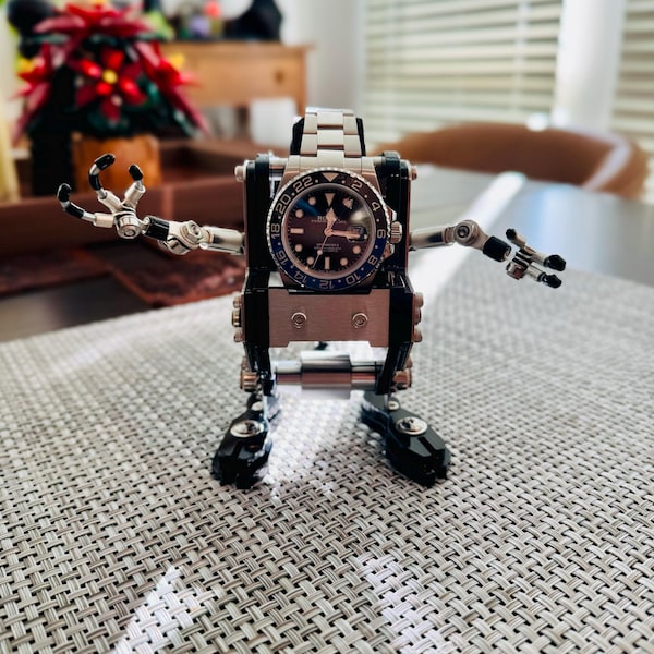 Handcrafted Robot Watch Stand Guardian - Unique Display for Watches ...