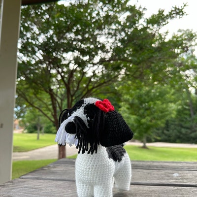 Cute Shih Tzu Dog Amigurumi Crochet Pattern PDF Tutorial With Step by ...