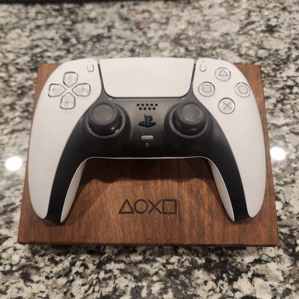 Wooden Playstation Stand With Cutout Effect Ps Logo Sign Ps5 Ps4 Gaming ...