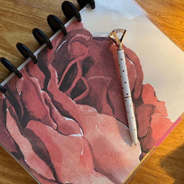 Hot Cocoa Florals, Printable Dashboard for Planners and Journals - Etsy