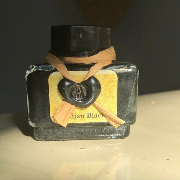 Deep Black Calligraphy Ink for Quills and Dip Pens, Sumi Ink - Etsy
