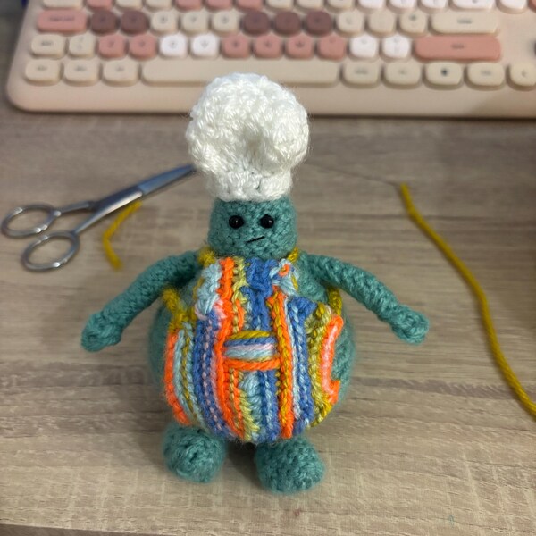 Tiny Chef Crochet Pattern PDF | ENGLISH | Amigurumi | Toy | Handmade ...