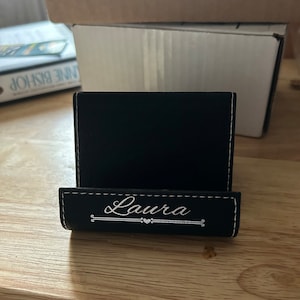 Leather Phone Stand for Desk, Personalized iPhone Holder, Tablet Stand ...