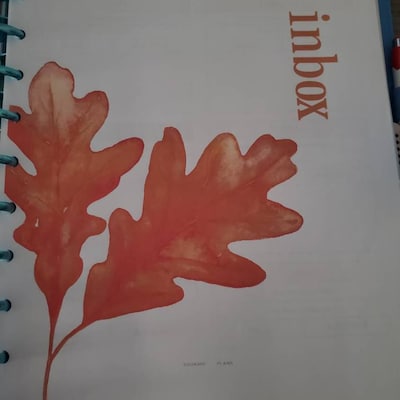 GTD Inbox Collection Getting Things Done Inbox / Task Organizer A5 ...