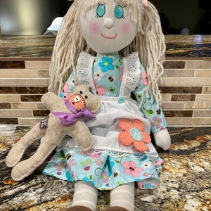 PDF Holly Rag Doll Sewing Pattern Instant Download - Etsy