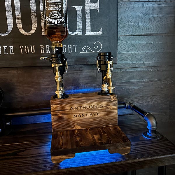 Father's Day Gift ,steampunk Fireman Pipe Robot Night Lamp, Liquor ...