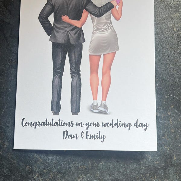 Tractor Wedding Card Personalised Bride Groom Farmer - Etsy