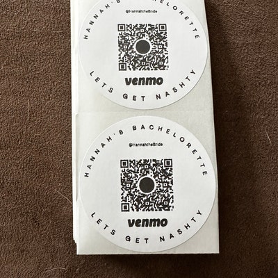 Connect With Us QR Code Stickers 2x1 - Etsy