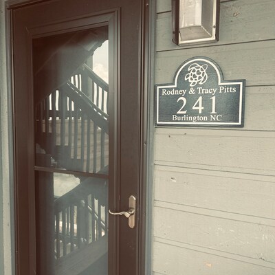 Hanging House Number Sign Driveway Address Sign Signpost - Etsy