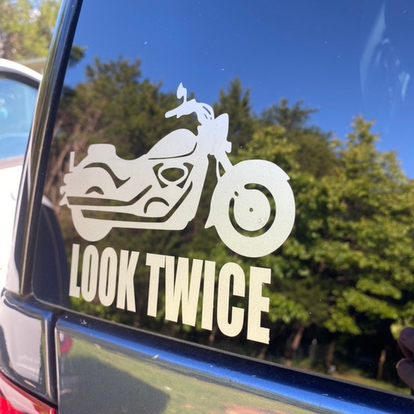 Motorcycle Vinyl Decal Sticker - Road Cruiser Style Bike - Etsy
