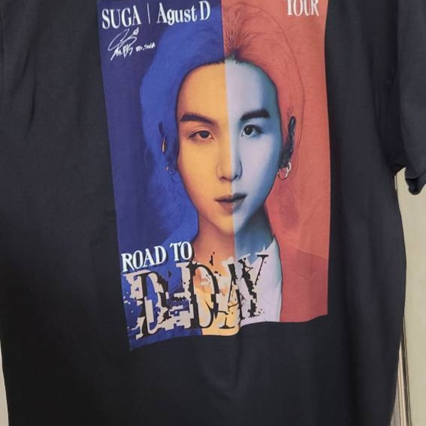 Agust D D Day Tour T-shirt, SUGA D Day Album Shirt, Agust D World Tour Shirt, Suga on Tour 2023 ...