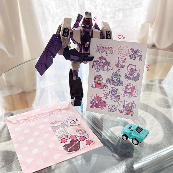 TF MTMTE TFA Starscream Sticker Sheets - Etsy