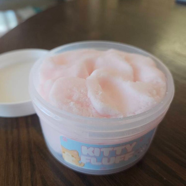 Kitty Fluff Slime, Cat Slime, Cloud Slime, Kitten Slime, Cat Gift ...