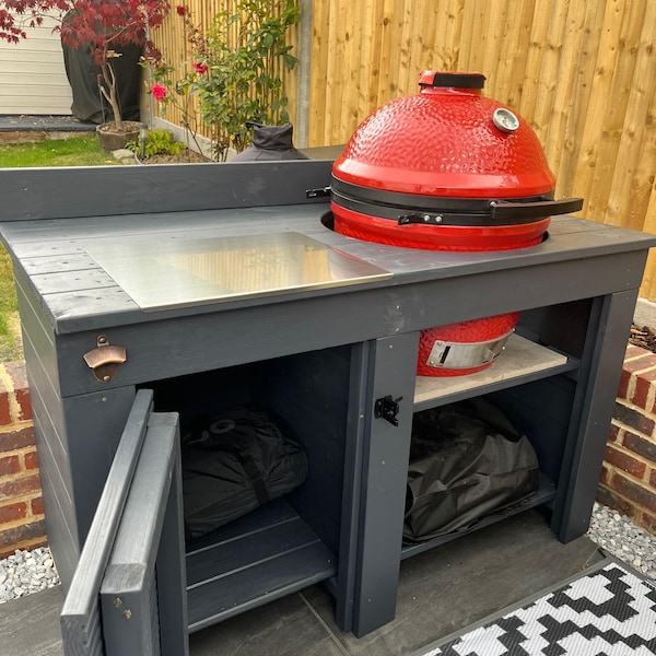 Modular Corner Drinks Bar and Pizza Bbq Table With Stools - Etsy UK