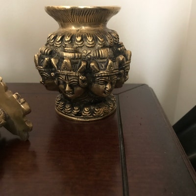 Indian Traditional Kalash, Lakshmi Kalash, Pooja Kalash, Flower Vase ...