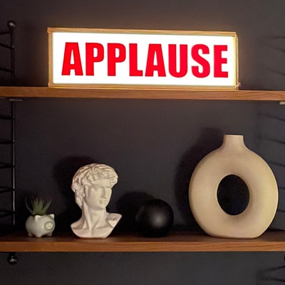 Applause Sign Applause Lightbox Applause Light Box Broadcast Sign Light ...