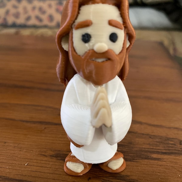 3d-printed Miniature Jesus Figurine – A Modern Symbol of Faith- Pocket ...