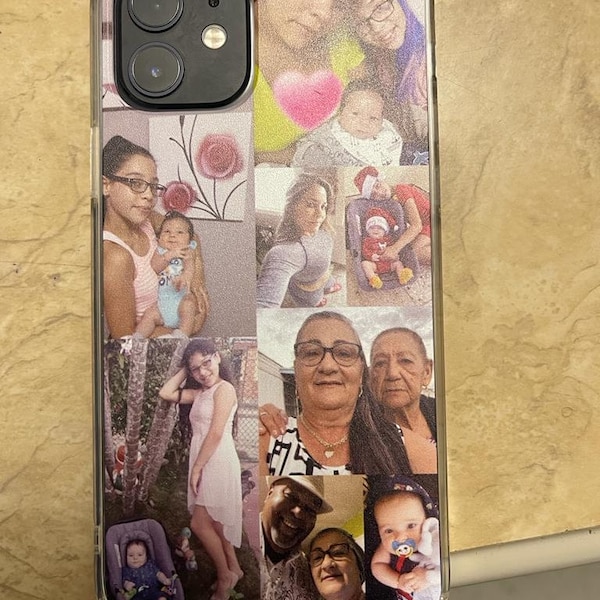 Custom Clear Photo iPhone Case, Photo Phone Case, Personalized iPhone ...