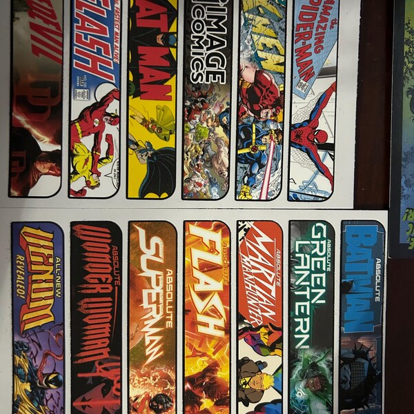 Custom Comic Books Divider Labels, Comic Labels, Comic Stickers ...