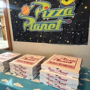 Pizza Planet Pizza Boxes for Party Events and Collectors - Etsy