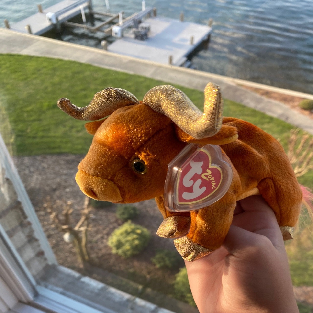 Vintage 2000 Ty Zodiac Beanie Baby: Ox