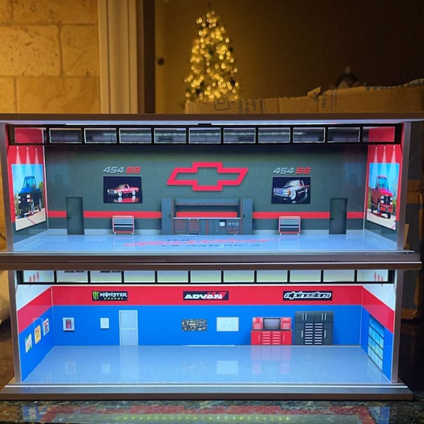 General Interior Garage Theme LED Display Diorama - Etsy