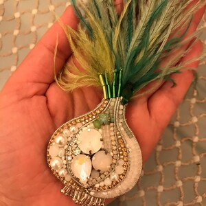 Beaded Brooches tropical Chameleon. Handmade Designer Brooch. High ...