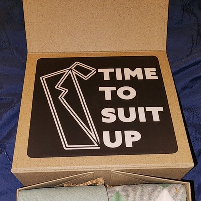 Personalized Groomsmen Gift Box Time to Suit up Groomsmen Box Set ...