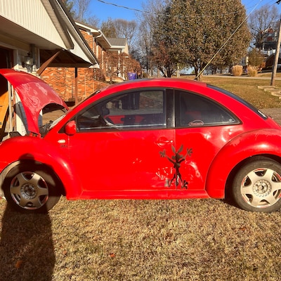 Car Dent Decal Wile E Coyote Splat HQ Vinyl Sticker Decal for Car Auto ...