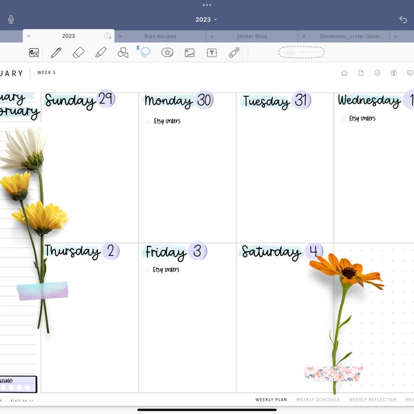 Digital Sticker Book for Goodnotes, PNG Files of Digital Stickers ...