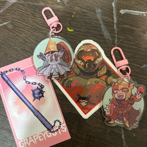 2in Fromsoft Acrylic Charms - Etsy