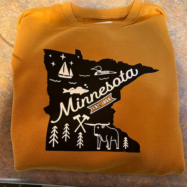 Vintage Minnesota SVG Cut File - Minnesota Home Svg, Minnesota State ...