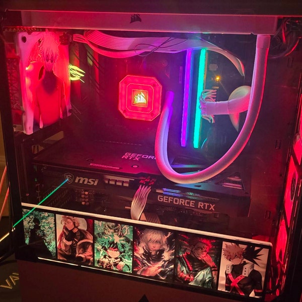 Custom Pc Plate, Gaming Computer Custom RGB Psu Cover Plate, PSU Shroud ...