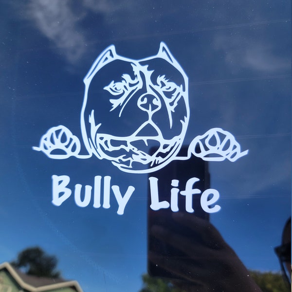Bully Life Decal, Bully Lover, Bully Accessories, Bully Gifts, Bully ...