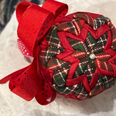 PDF File-quilted Christmas No-sew Ornament, Complete Pattern Download ...