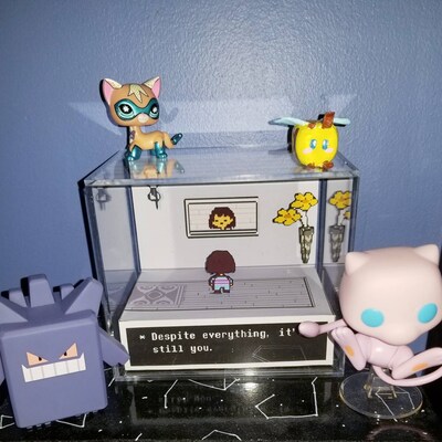 Undertale Despite Everything Cube Diorama 3D Videogame Gift for Gamer ...