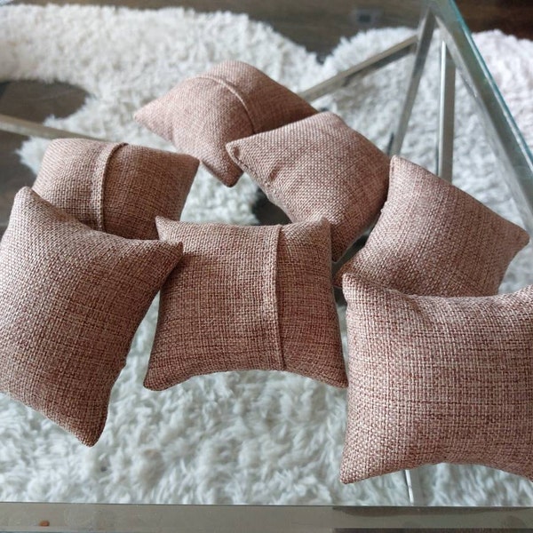 12 Pcs Pack Soft Velvet Jewelry Display Pillow Watch Display Jewelry ...