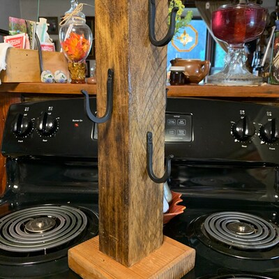 Rustic Cast Iron Coat Hooks 5 Pack Wall Mounted Farmhouse Decor square ...