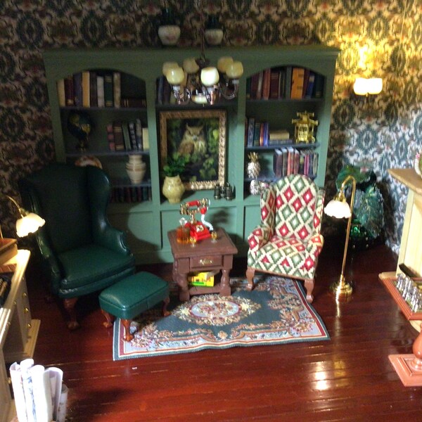 1:24 Half Scale Miniature Dollhouse Silver Candlesticks and Candles - Etsy