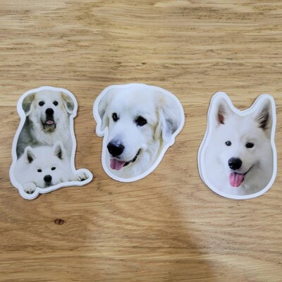 Christmas Stocking Stuffer Sticker of Family Pet - Etsy