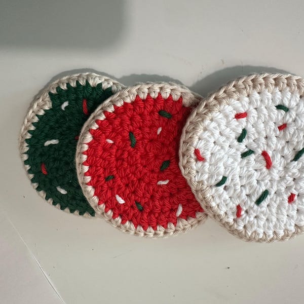 CROCHET PATTERN - Holiday Cookie Crochet Pattern Christmas Ornament ...