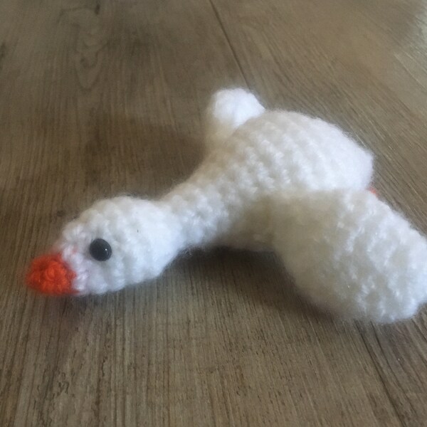 Crochet PATTERN Goose Keychain, Amigurumi Tutorial PDF in English, Dog ...