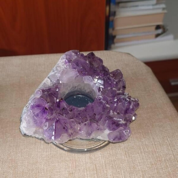 Angelite Point: Rare Light Blue Crystal Tower, Polished Peruvian ...