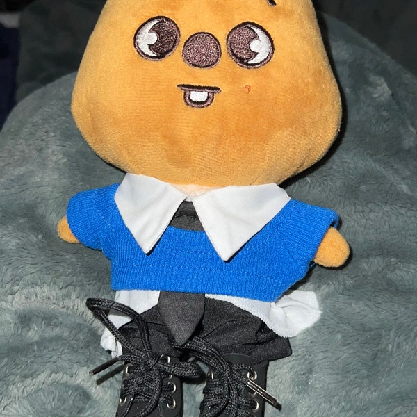 Quokka Blue Outfit Set, Han Jisung, Stray Kids SKZOO Costume, Skzoo ...