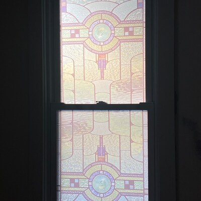 Customized Privacy Static Cling,church Vintage Sticker Window Film ...